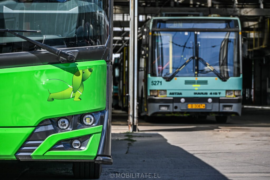 STB SA a testat un troleibuz Solaris Trollino 12 din modelul celor 100 ...